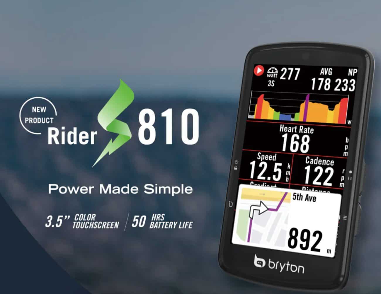 BRYTON RIDER S810: DESCUBRE el MEJOR Ciclocomputador GPS